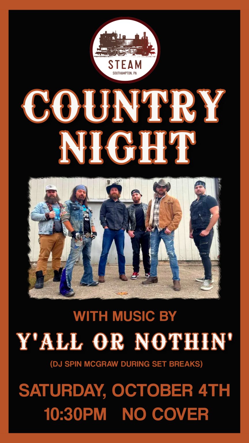 Live Music | Bands | DJs - Steam Pub in Southampton PA | Bucks County